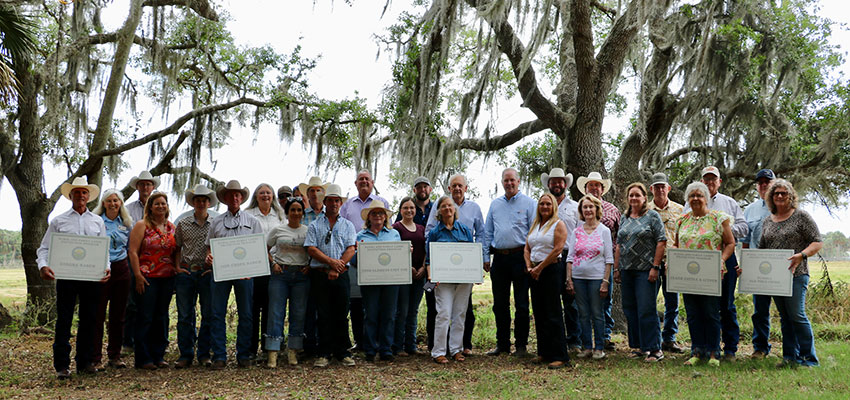 Florida Agriculture Commissioner Honors Land Conservation Families