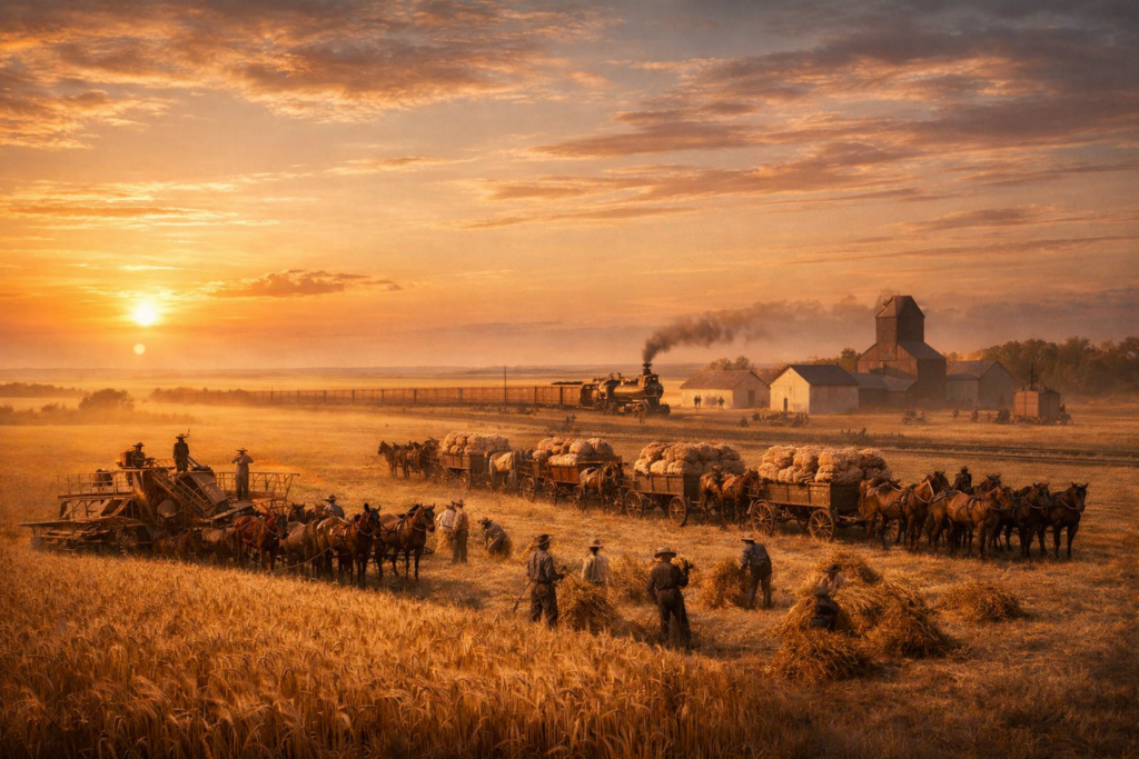 Bonanza Farms and the Rise of Wheat Production - Southeast AgNET