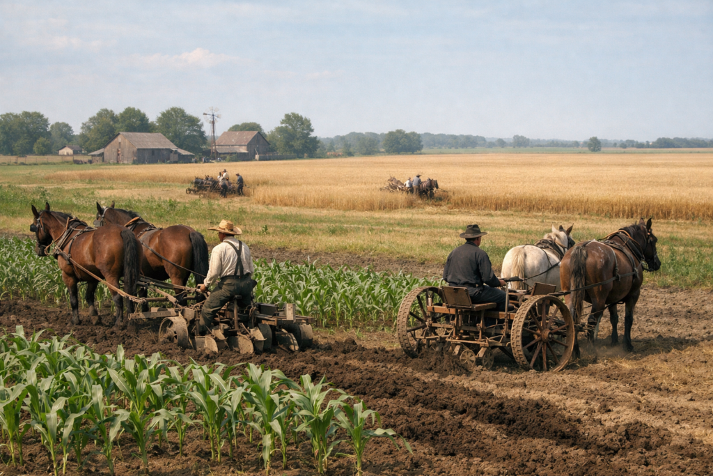 How 19th-Century Technology Transformed Corn and Wheat Farming