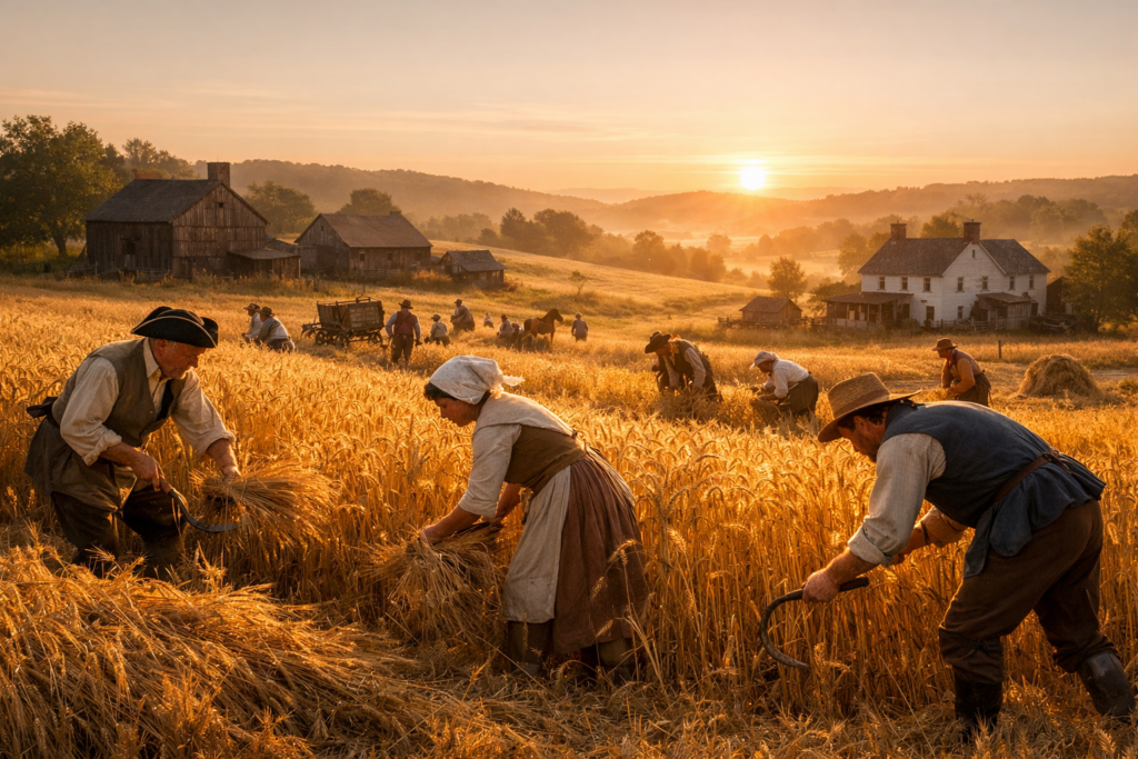 Colonial Fur Trade and Wheat Demand Shaped Early American Farming
